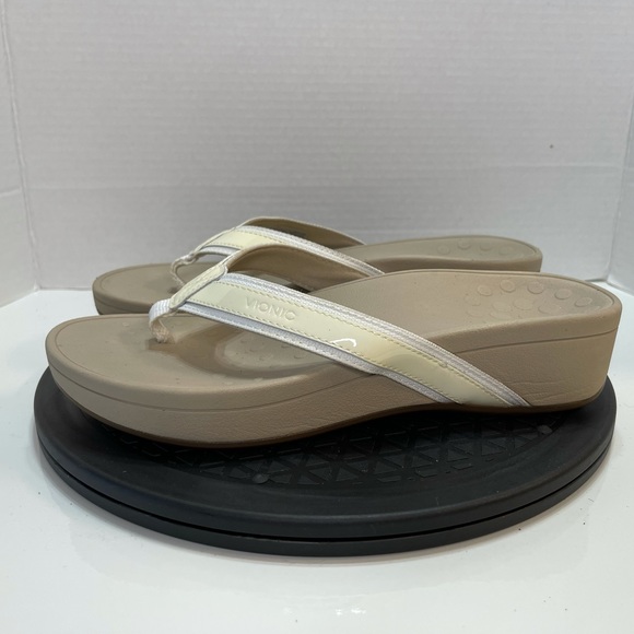Vionic | Shoes | Vionic High Tide Platform Wedge Flip Flop Sandals ...